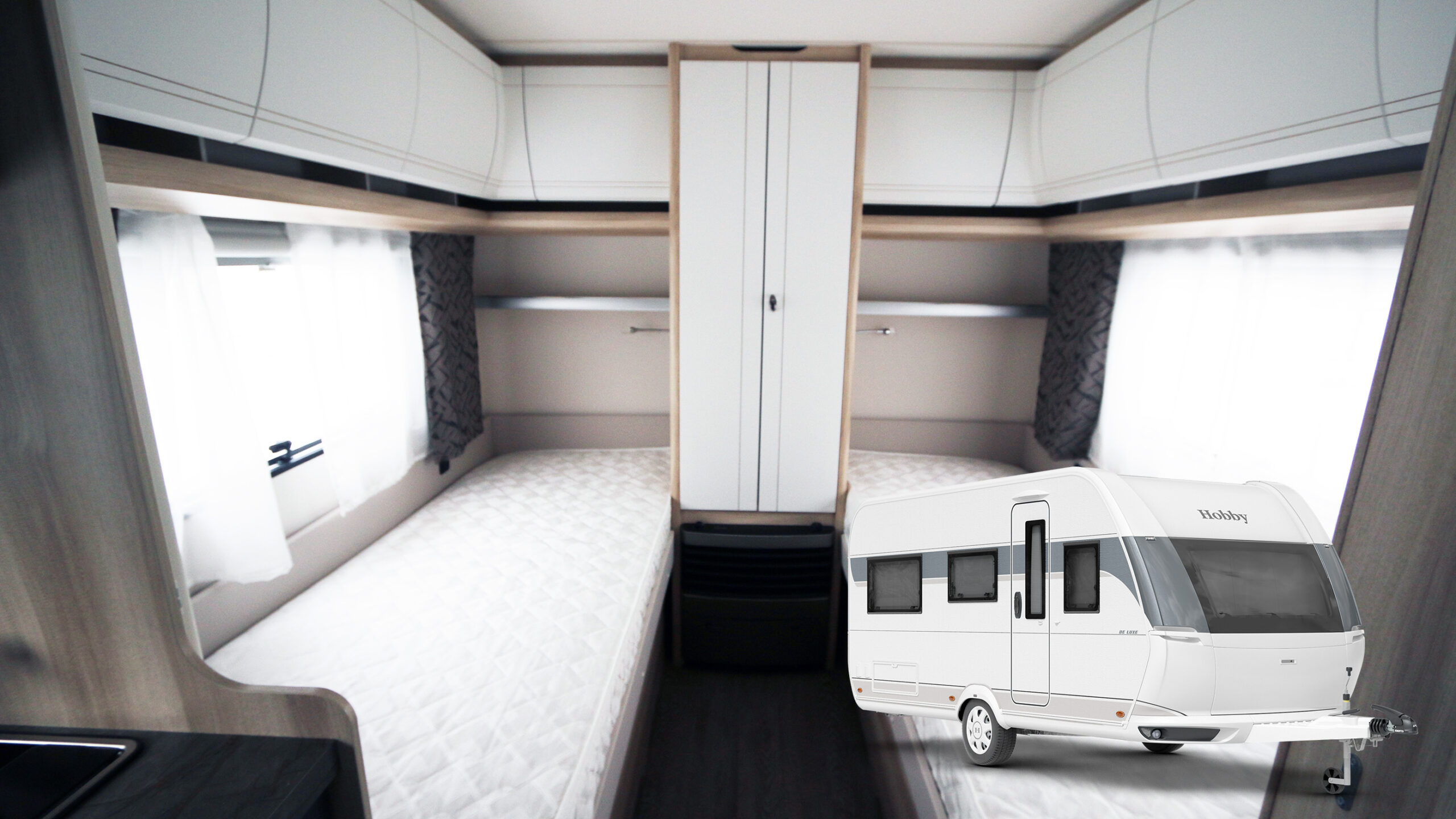Hobby De Luxe 460 LU: Perfekt för paret - Husvagn & Camping