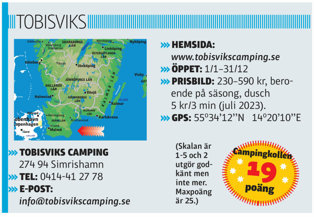 Tobiksviks: Poppis bland många campare - Husvagn & Camping